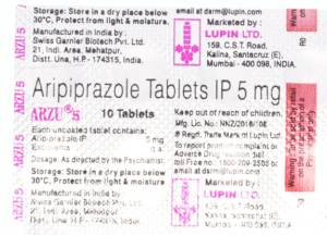 ARZU 5MG TAB - INDMED PHARMA